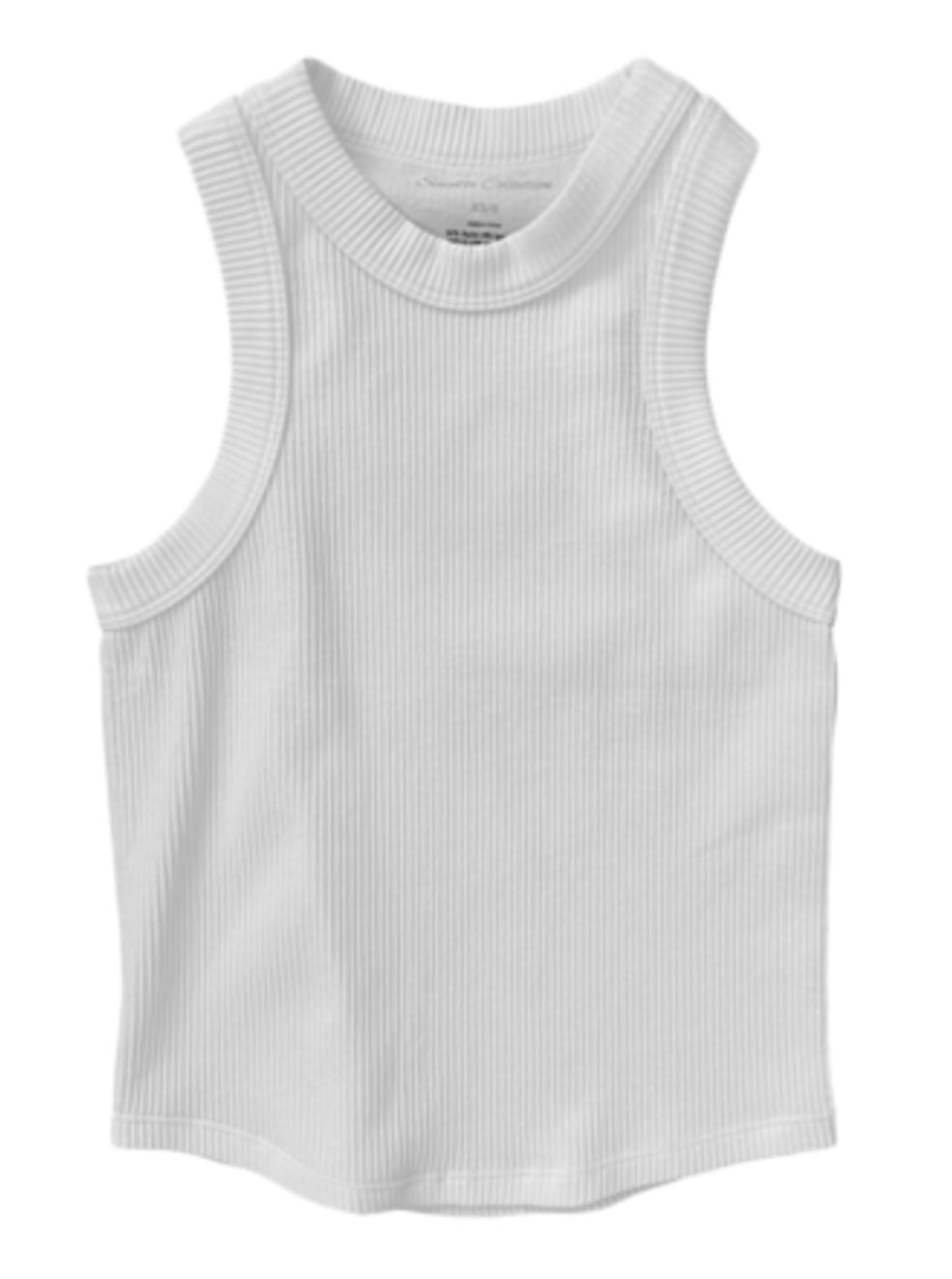 White Seamless Ribbed Tank – jernijacks